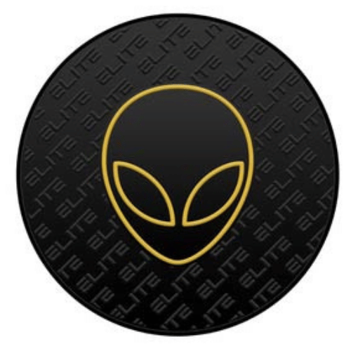 Elite Alien Black/Gold Rubber Shammy – EliteBowling.com