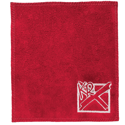 KR Strikeforce Logo Economy Shammy Leather Pad Red – EliteBowling.com