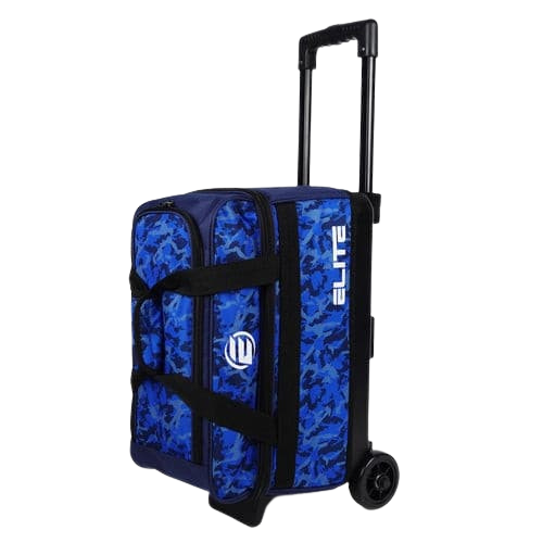 Elite Basic Double Roller Navy Camo Bowling Bag – EliteBowling.com